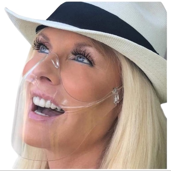 Other | Reusable Transparentclear Plastic Face Mask | Poshmark